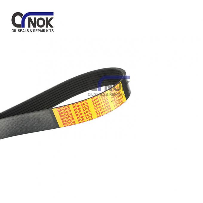R200 Excavator Engine Parts 8PK1420 Air Conditioner Belts EPDM